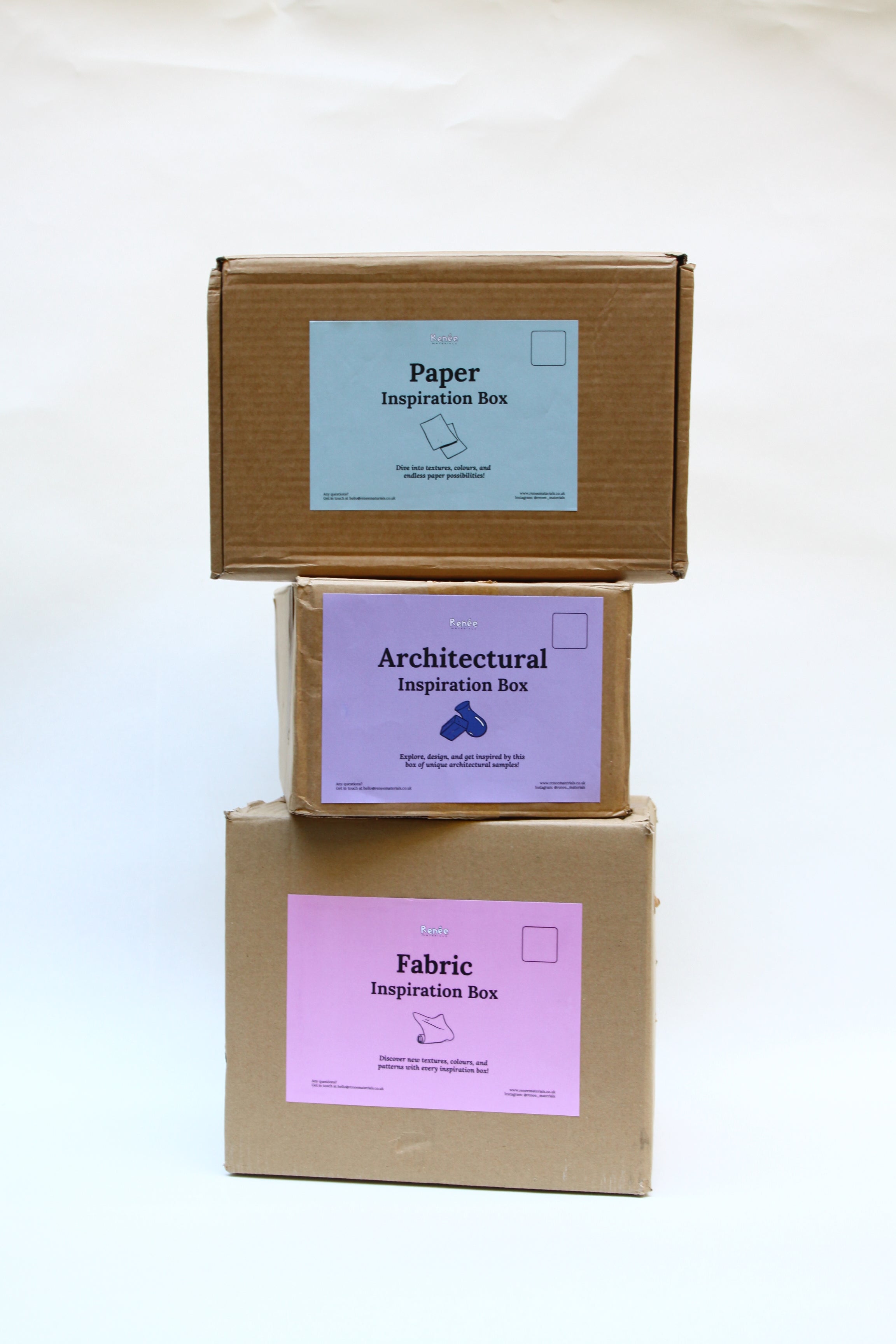Reclaimed Inspiration Boxes for Creative Projects | Renée Materials ...