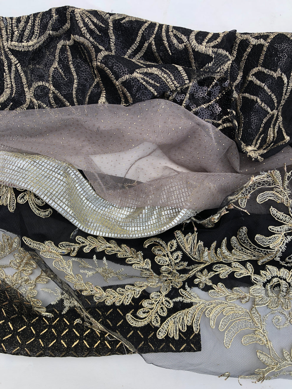 Couture Lace, Gold & Black – Renee Materials - Digital Material Hub